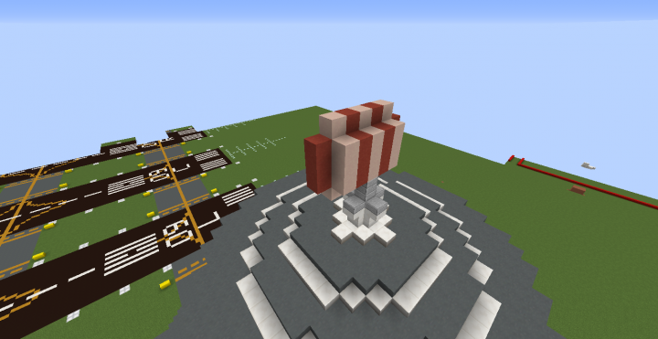 Modern Control Tower - Not Furnished - With Radar Minecraft Map