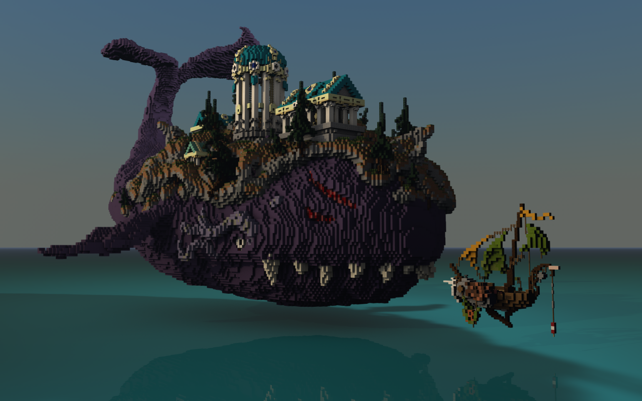 Flying Whale Minecraft Map