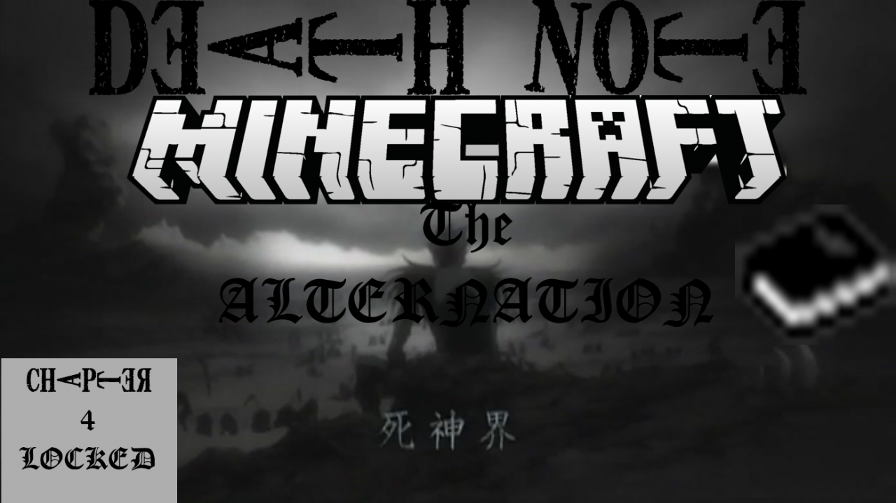 DEATH NOTE THE ALTERNATION CHAPTER 1-4 VERSION 1.12.2 Minecraft Map