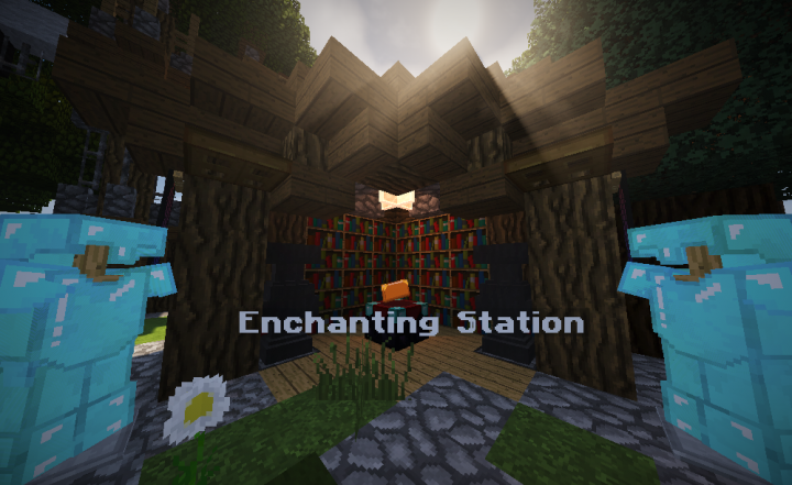 Faction hub Minecraft Map