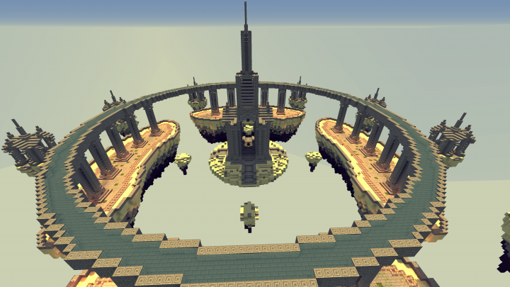 Skywars map Desert Temple Minecraft Map