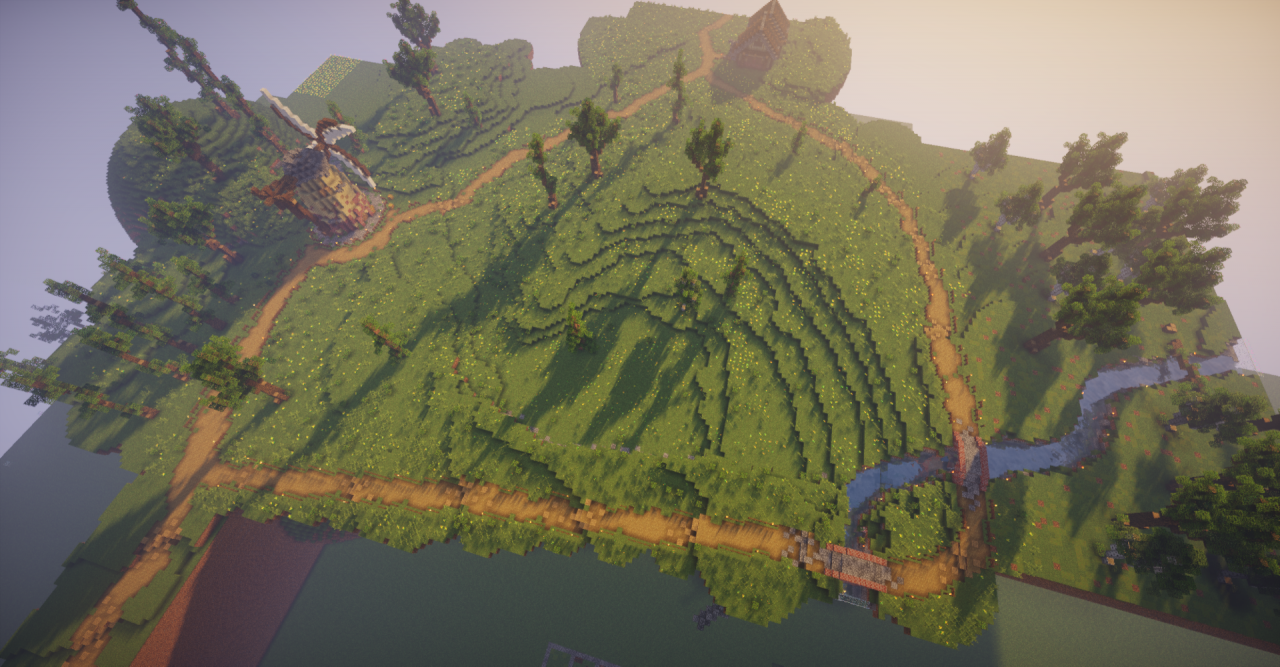 Huge fantasy world Minecraft Map