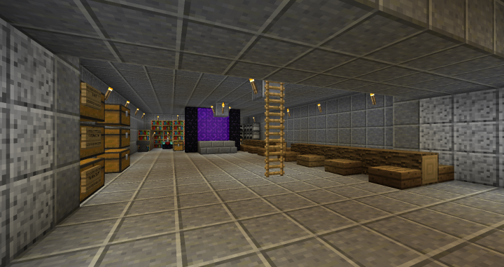 Atlesian Military Airship Minecraft Map