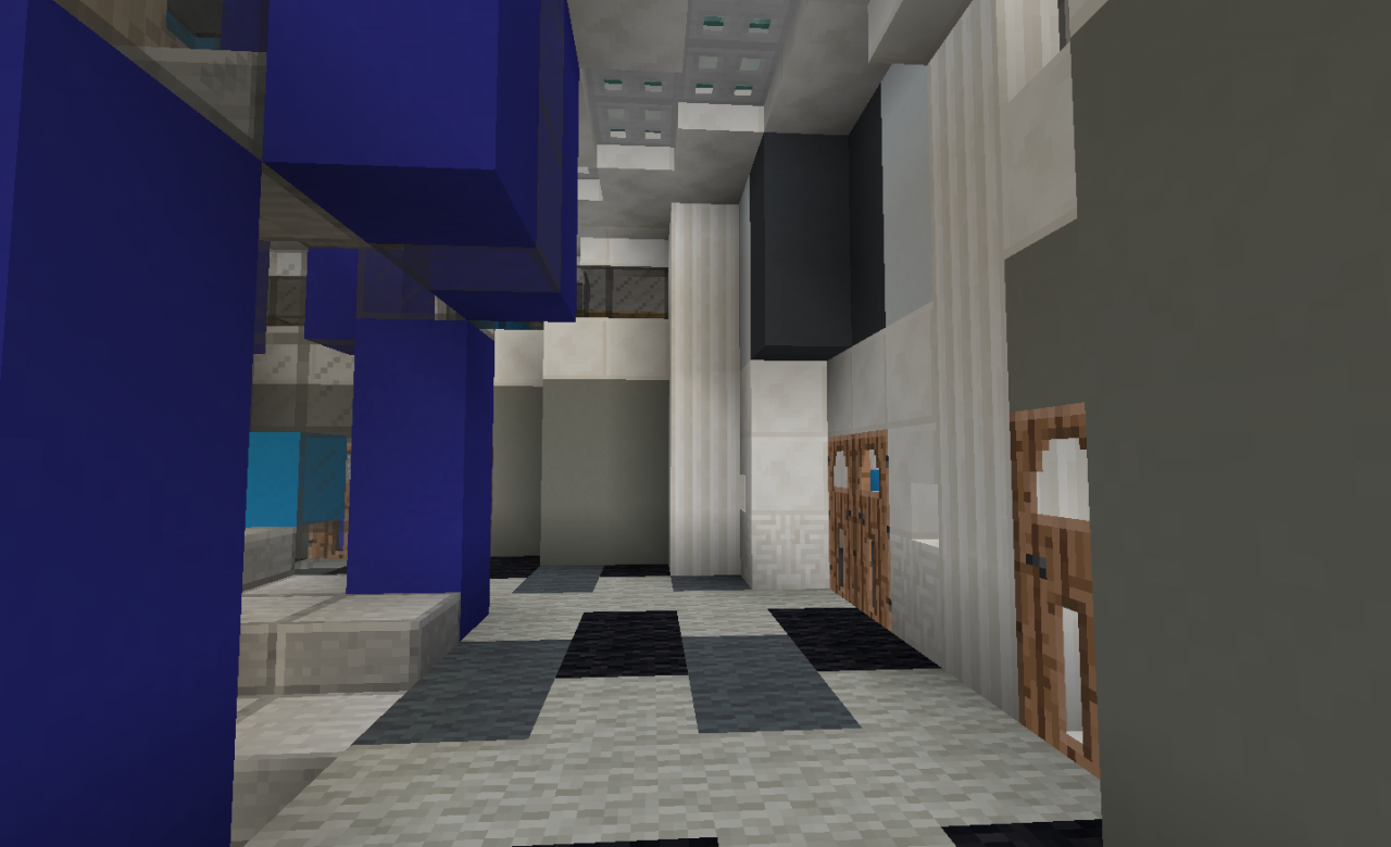 Circular office Building Minecraft Map