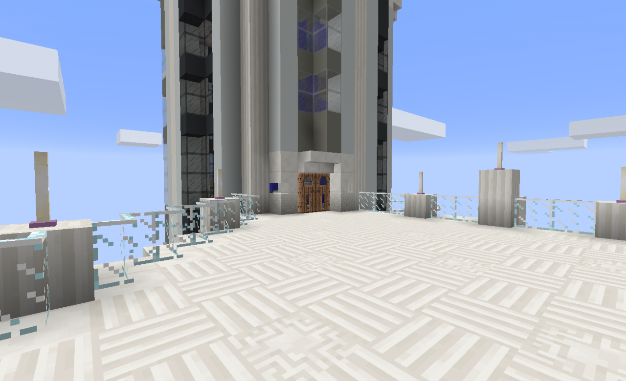 Circular office Building Minecraft Map