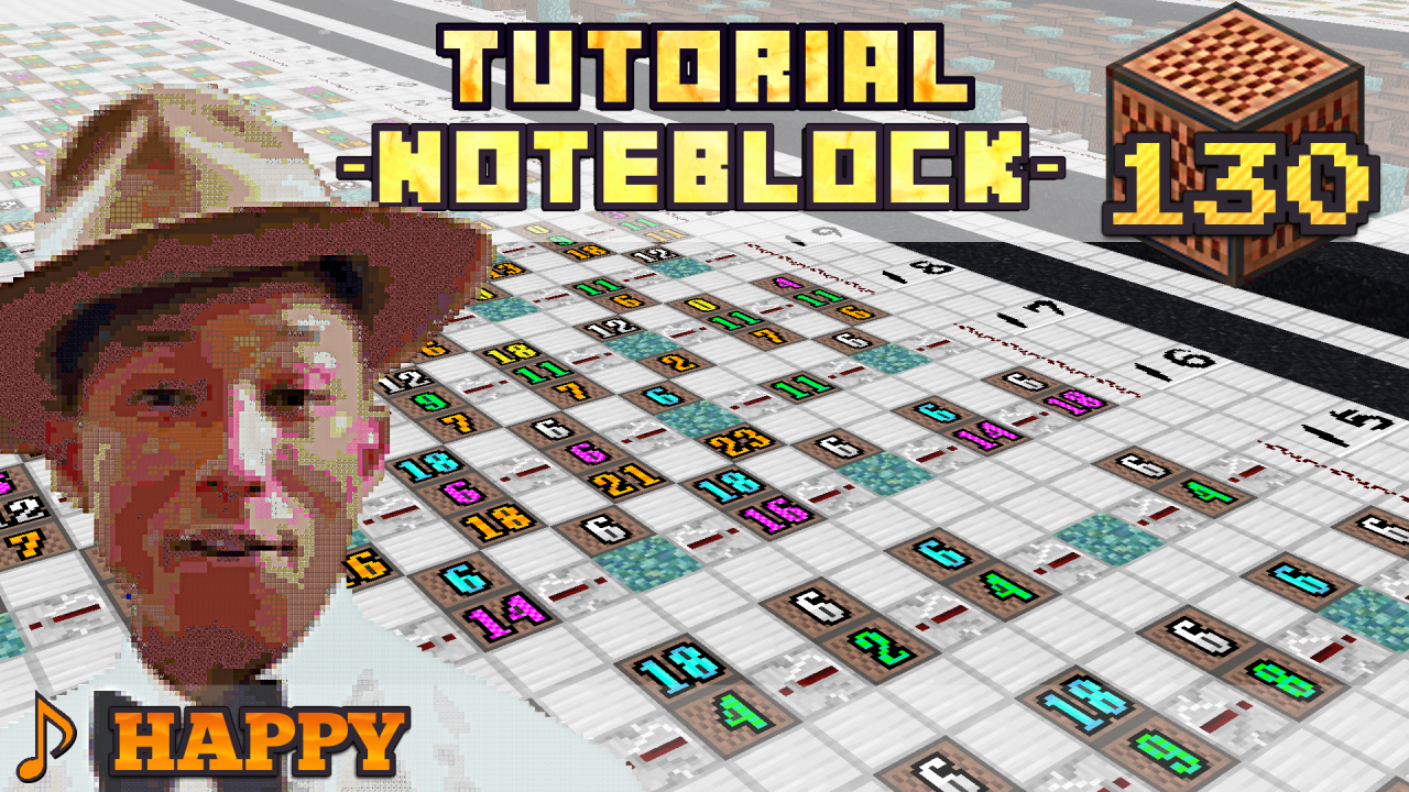 How to play "HAPPY" [Pharrell Williams] | Minecraft Note Block Song ...