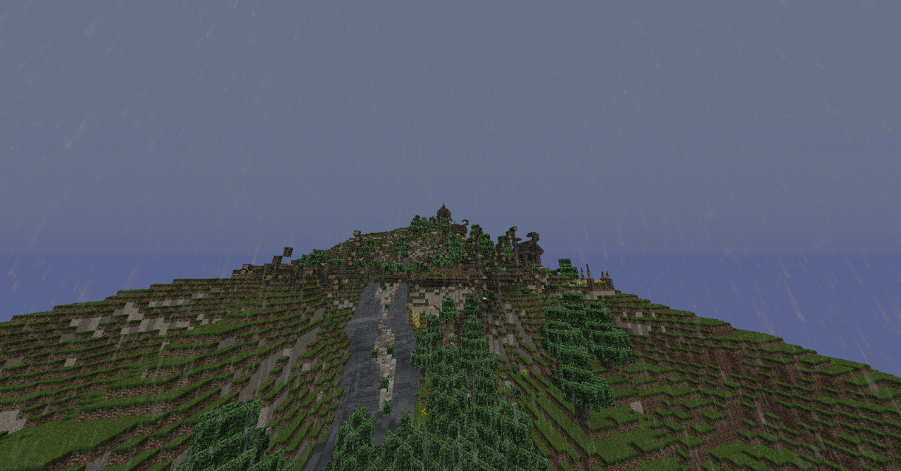 Portal to the icy world. Minecraft Map