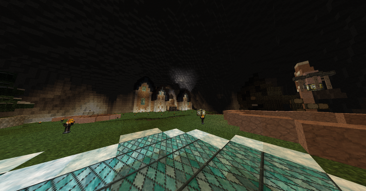 Portal to the icy world. Minecraft Map