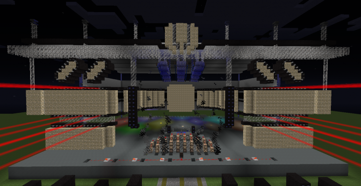 "ultra" music festival Minecraft Map