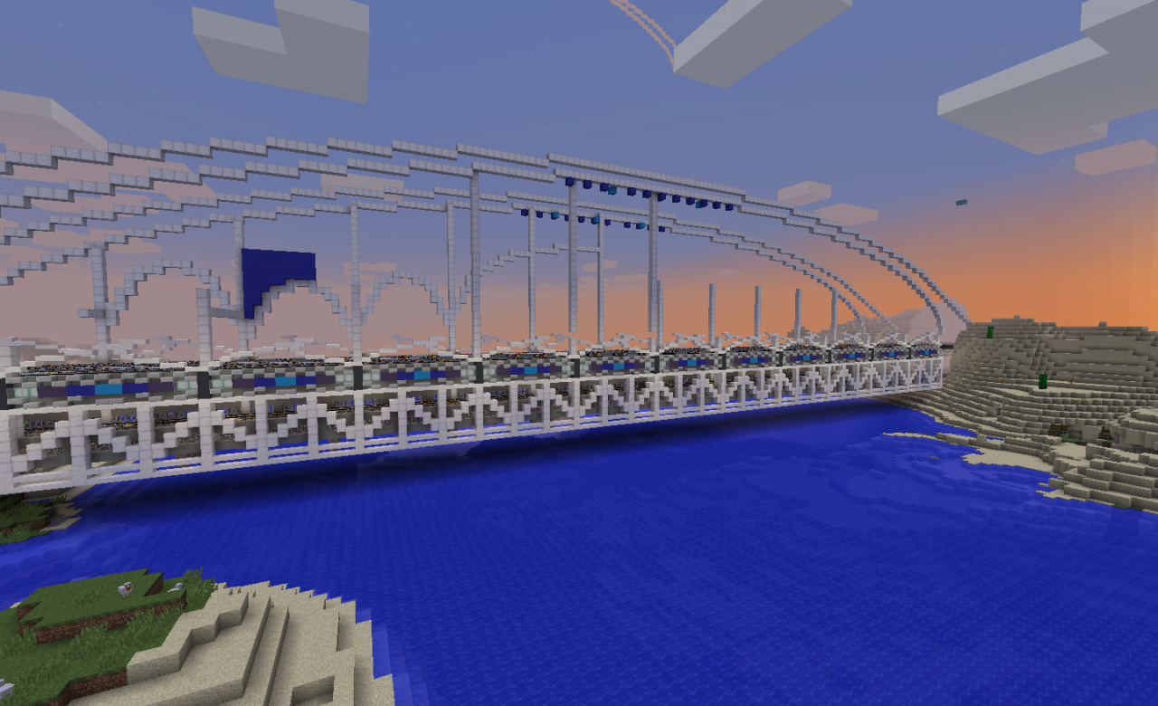 Suspension bridge Minecraft Map