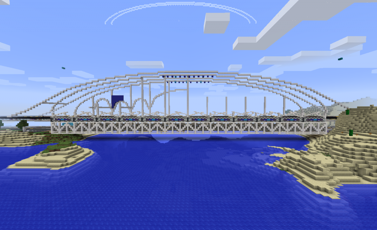 Suspension bridge Minecraft Map