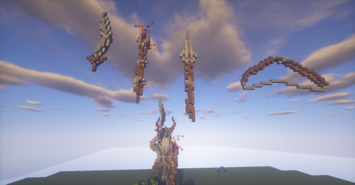 Statue Weapons Minecraft Map