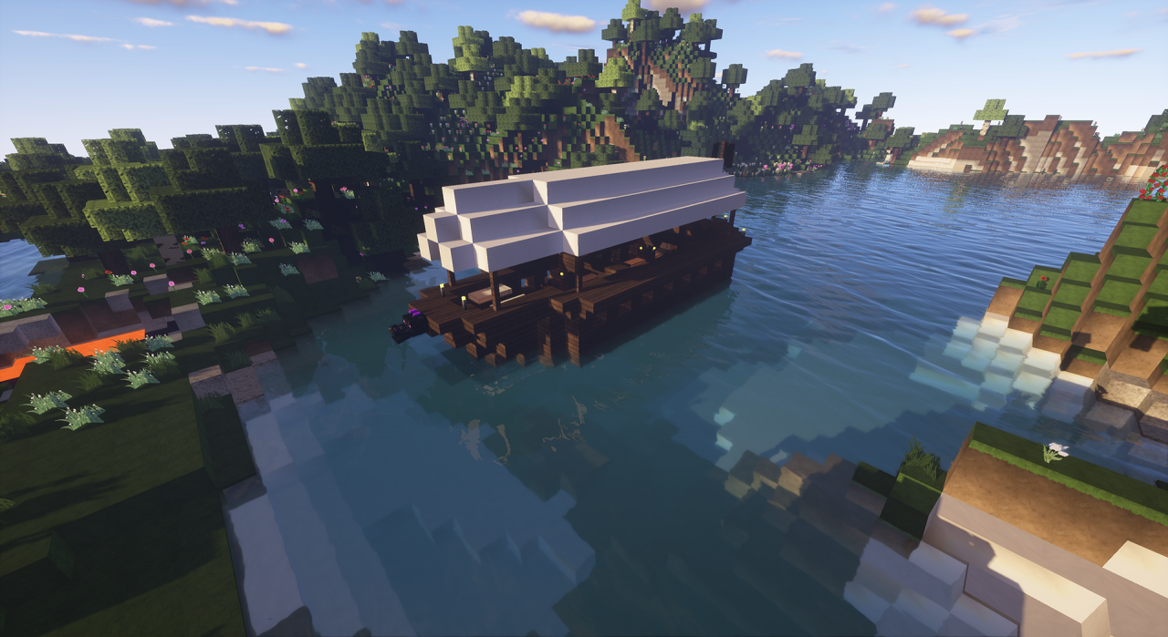 Survival Barge (boat) Minecraft Map