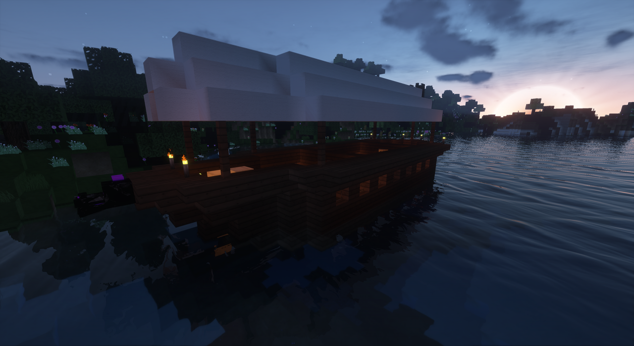 Survival Barge (boat) Minecraft Map