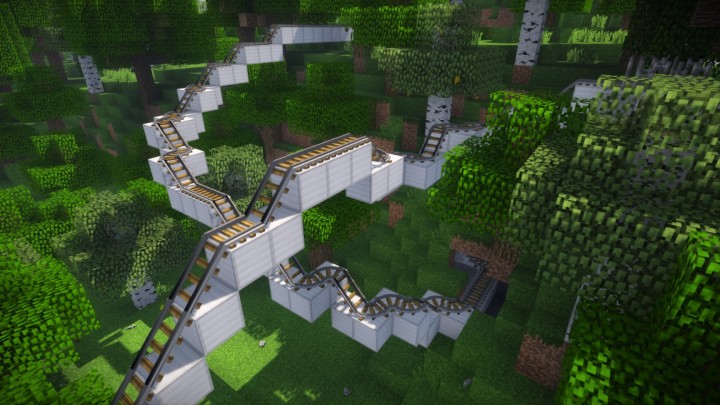 Cave Rumbler - Roller Coaster Minecraft Map
