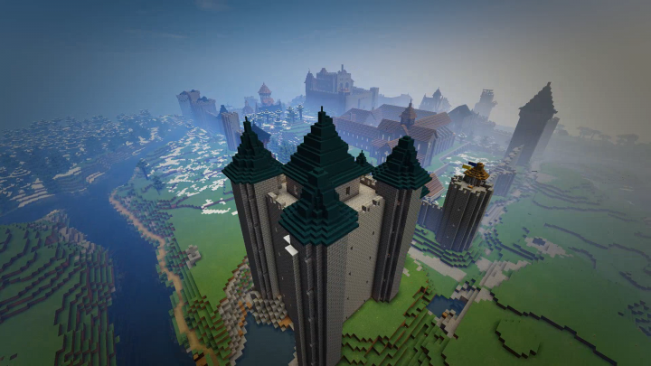 Minecraft through the centuries : 14th century Minecraft Map