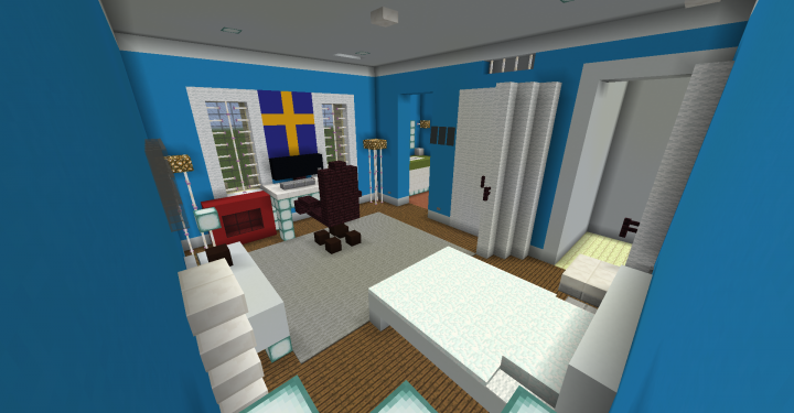 FaZe House LA: FaZe Teeqo's Room in Minecraft Minecraft Map