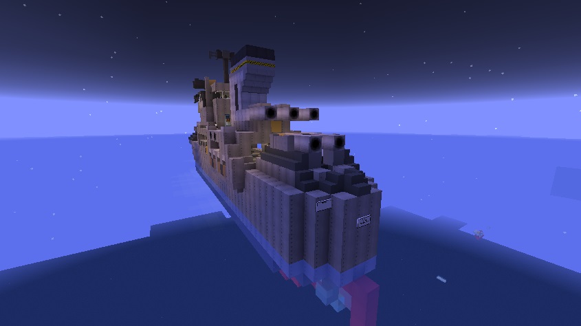 Light Cruiser Renegade (Movecraft/Navycraft) Ship Minecraft Map