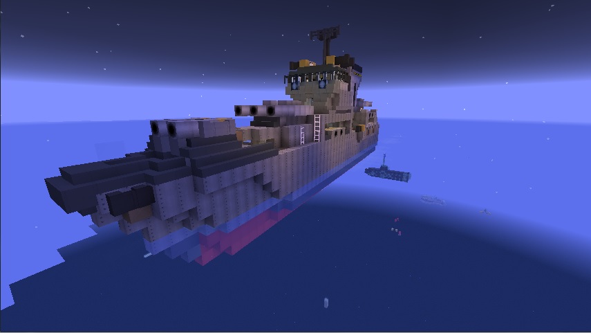 Light Cruiser Renegade (Movecraft/Navycraft) Ship Minecraft Map