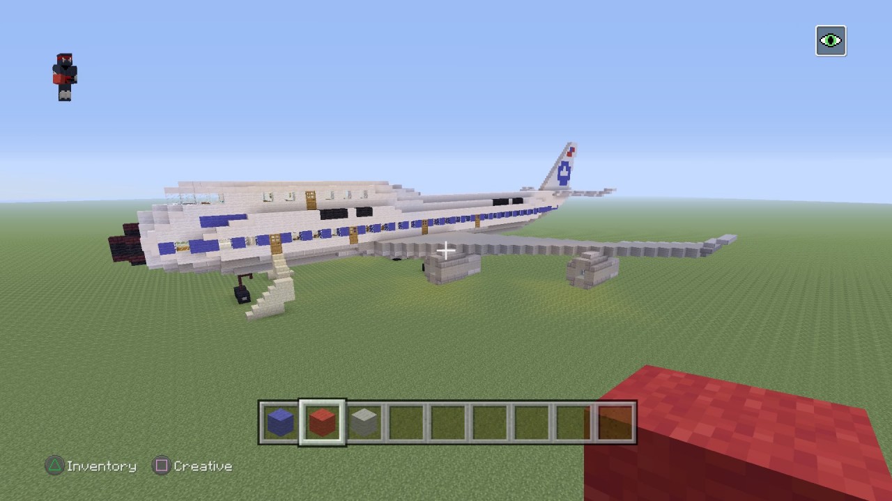 Pan American World Airways Boeing 747-400 (PS4) Minecraft Map