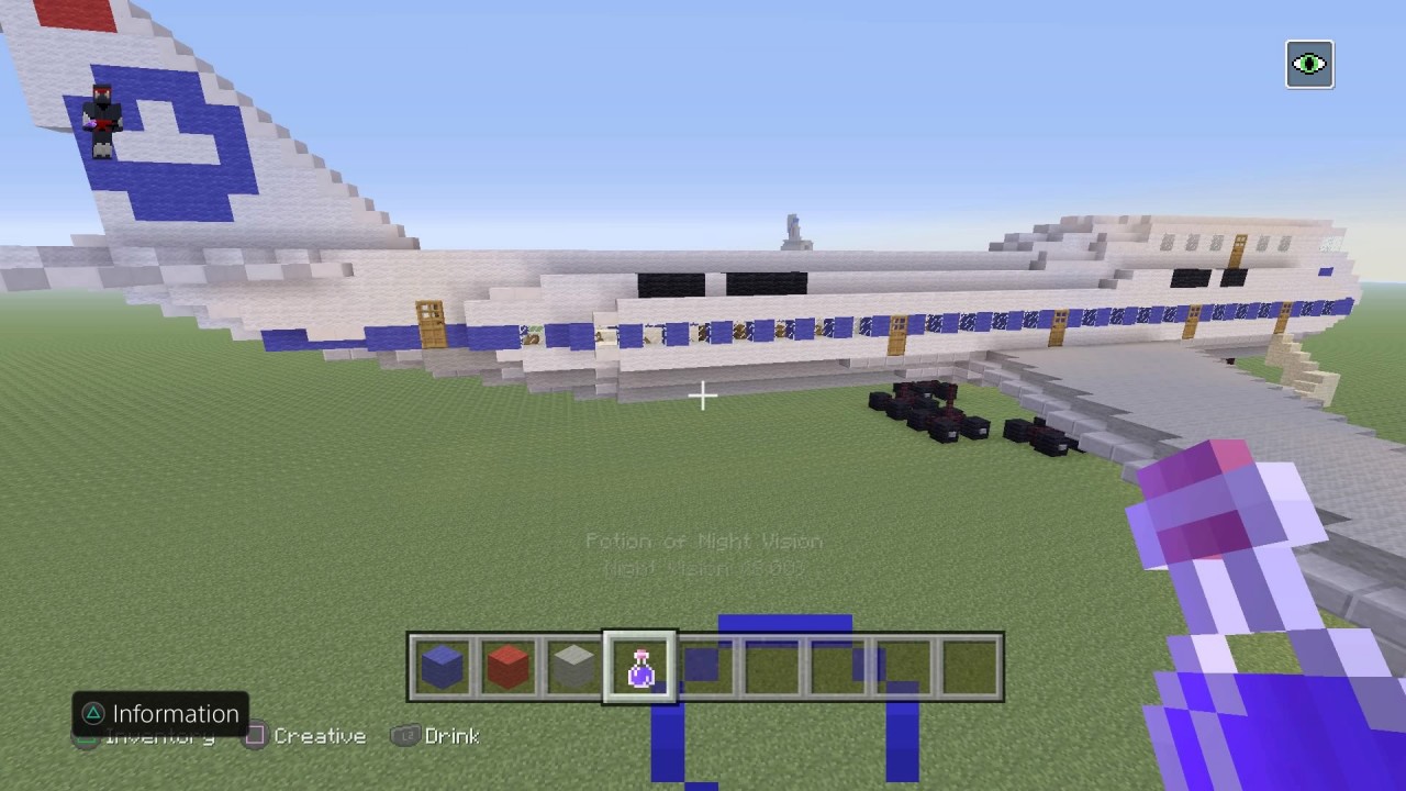 Pan American World Airways Boeing 747-400 (PS4) Minecraft Map