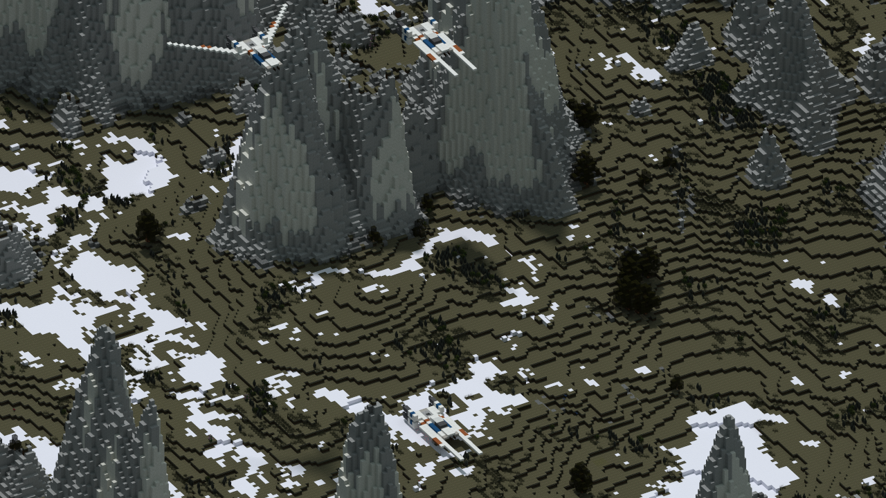 UT-60D U-Wing [1:1 scale] Minecraft Map