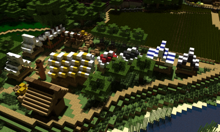 Middle age village Minecraft Map