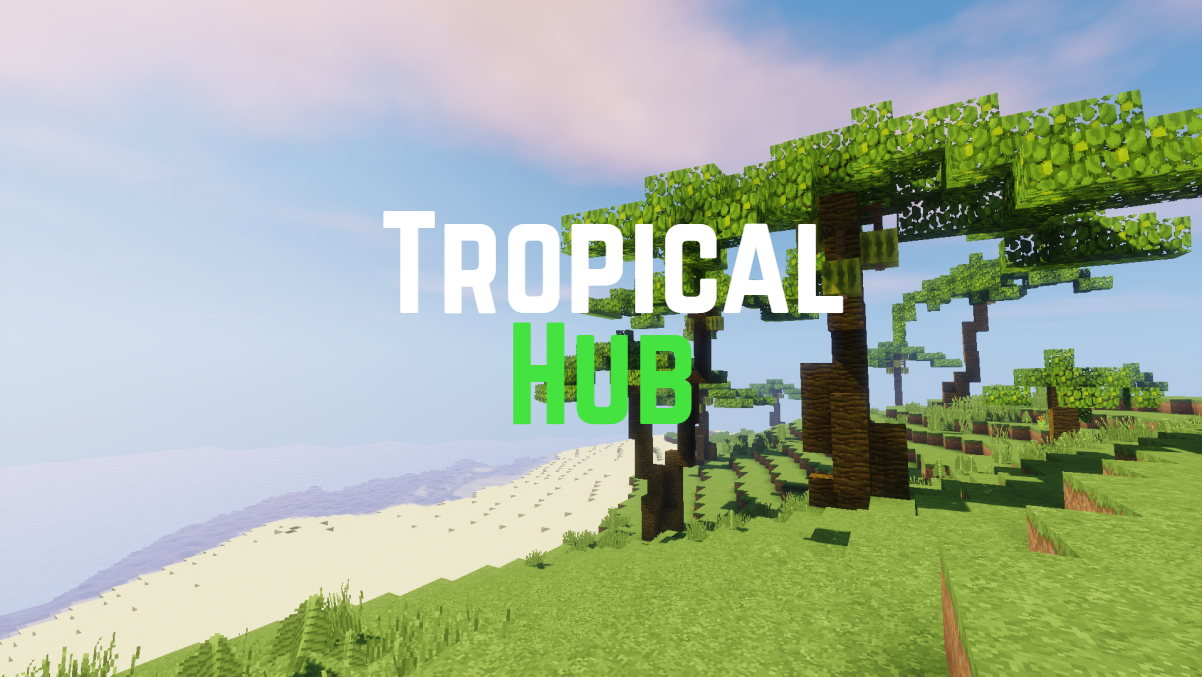 Tropical Island Build | Spawn/Hub Minecraft Map