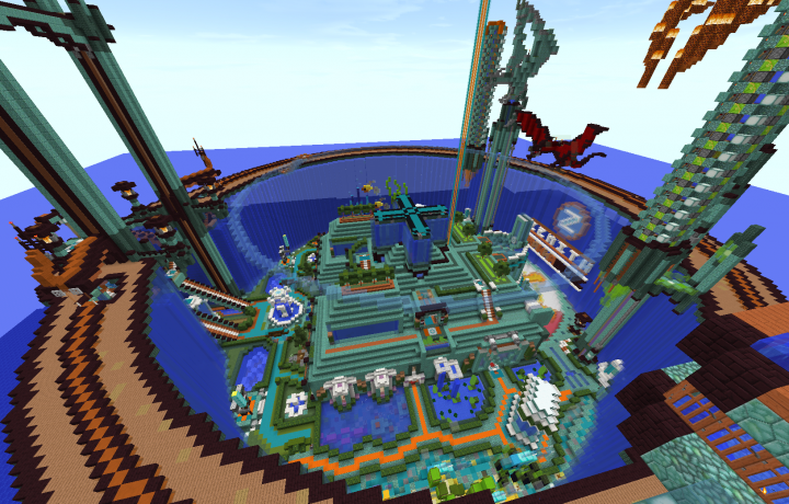 Brahmabone's Zenith Ocean Temple Minecraft Map