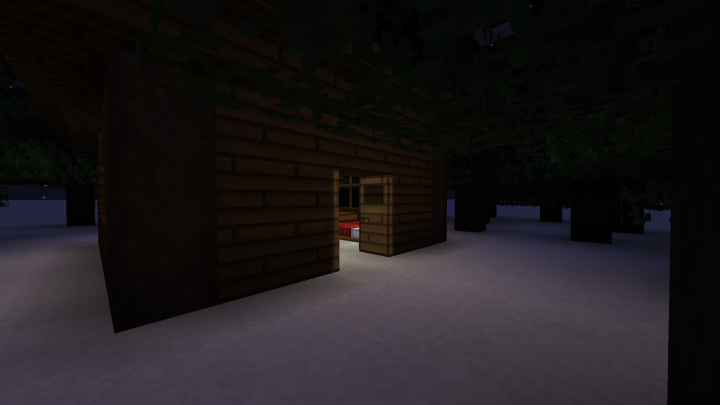 Cabin in the forest Minecraft Map