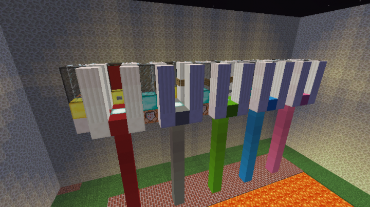 Minecraft Speed Bridge practicing Minecraft Map