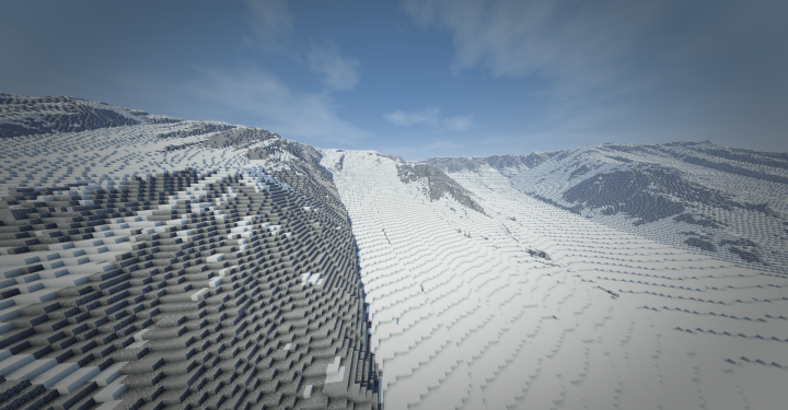 Snowy Mountains Minecraft Map