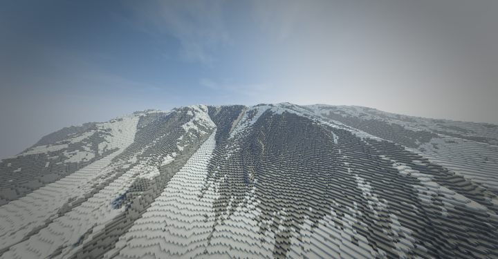 Snowy Mountains Minecraft Map