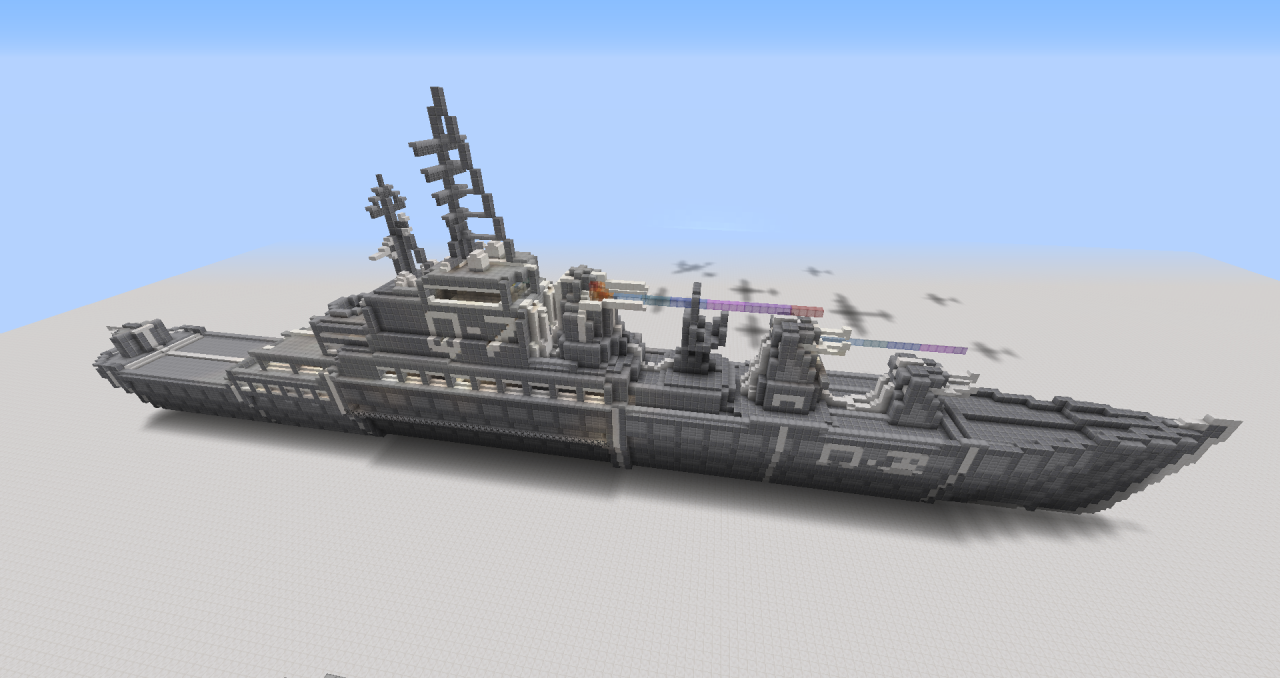 Finale Futuristic Destroyer Minecraft Map