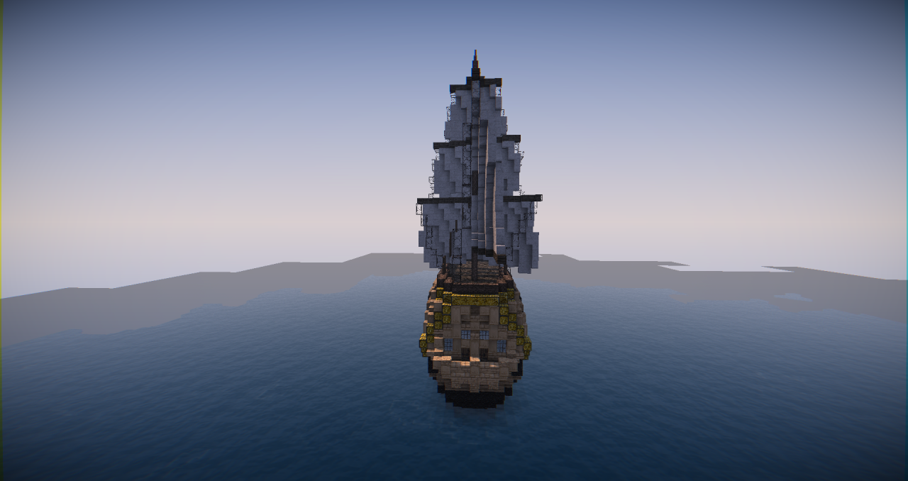 18th Century English Ship | Golden Minecraft Map