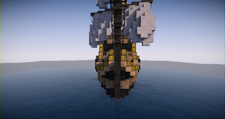 18th Century English Ship | Golden Minecraft Map
