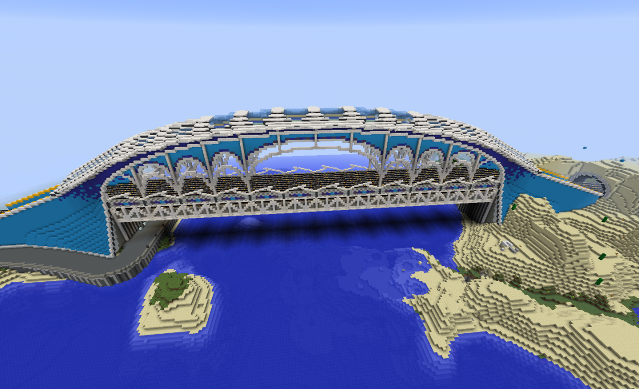 Suspension bridge Minecraft Map