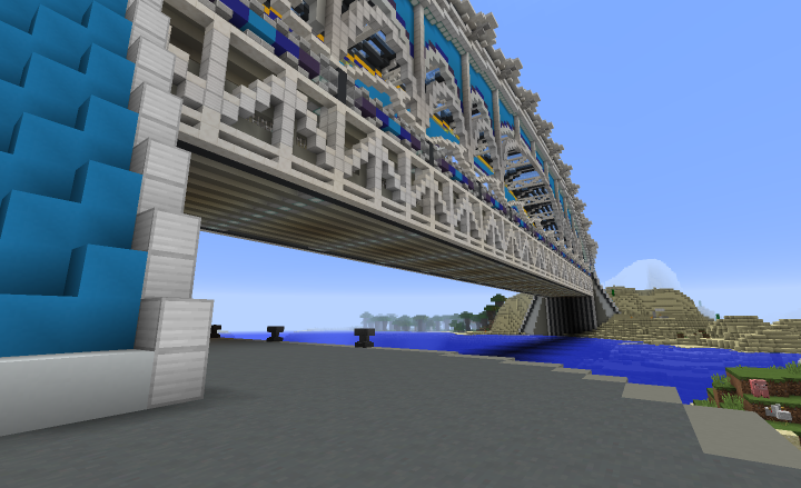Suspension bridge Minecraft Map