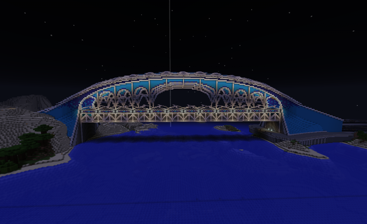 Suspension bridge Minecraft Map