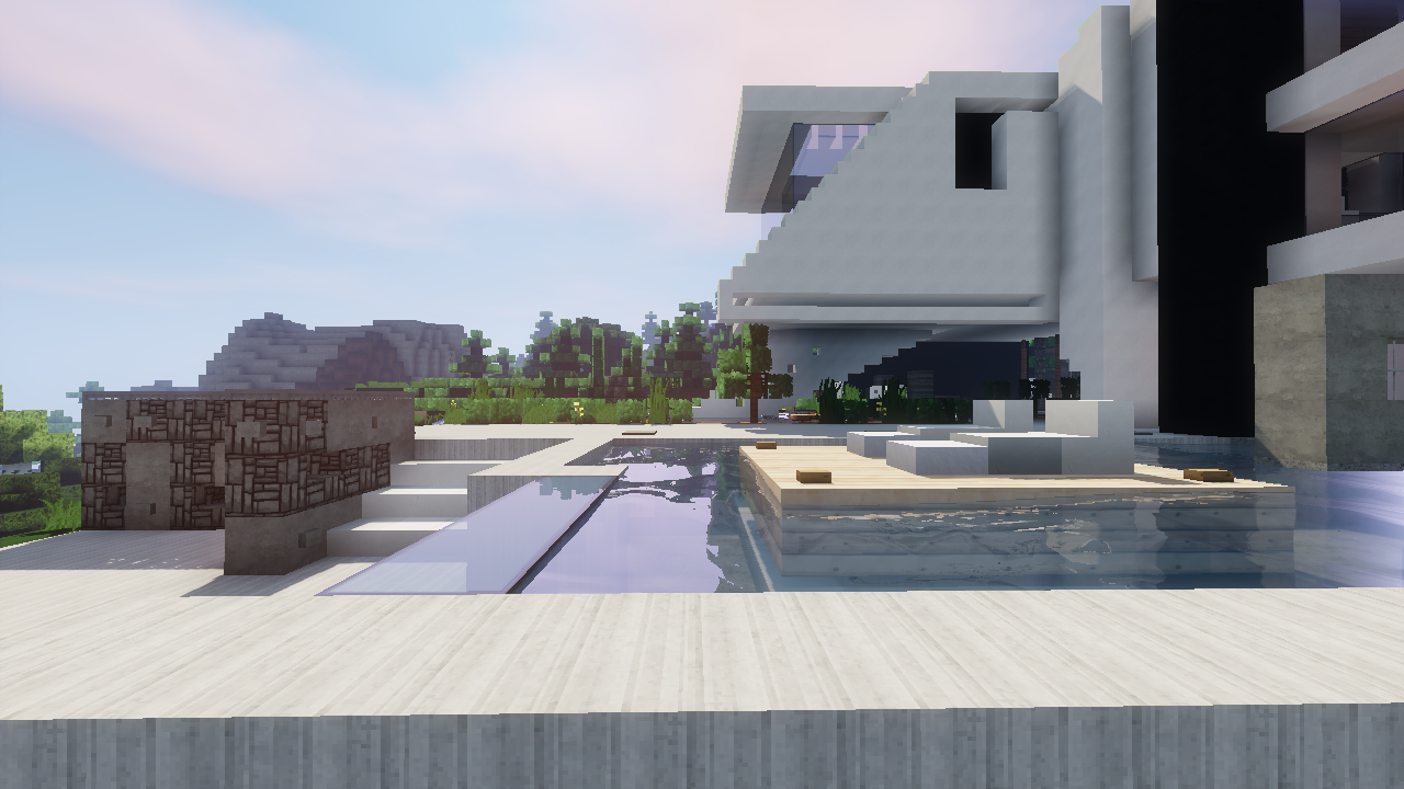 _ABOVE_ - Modern House. Minecraft Map