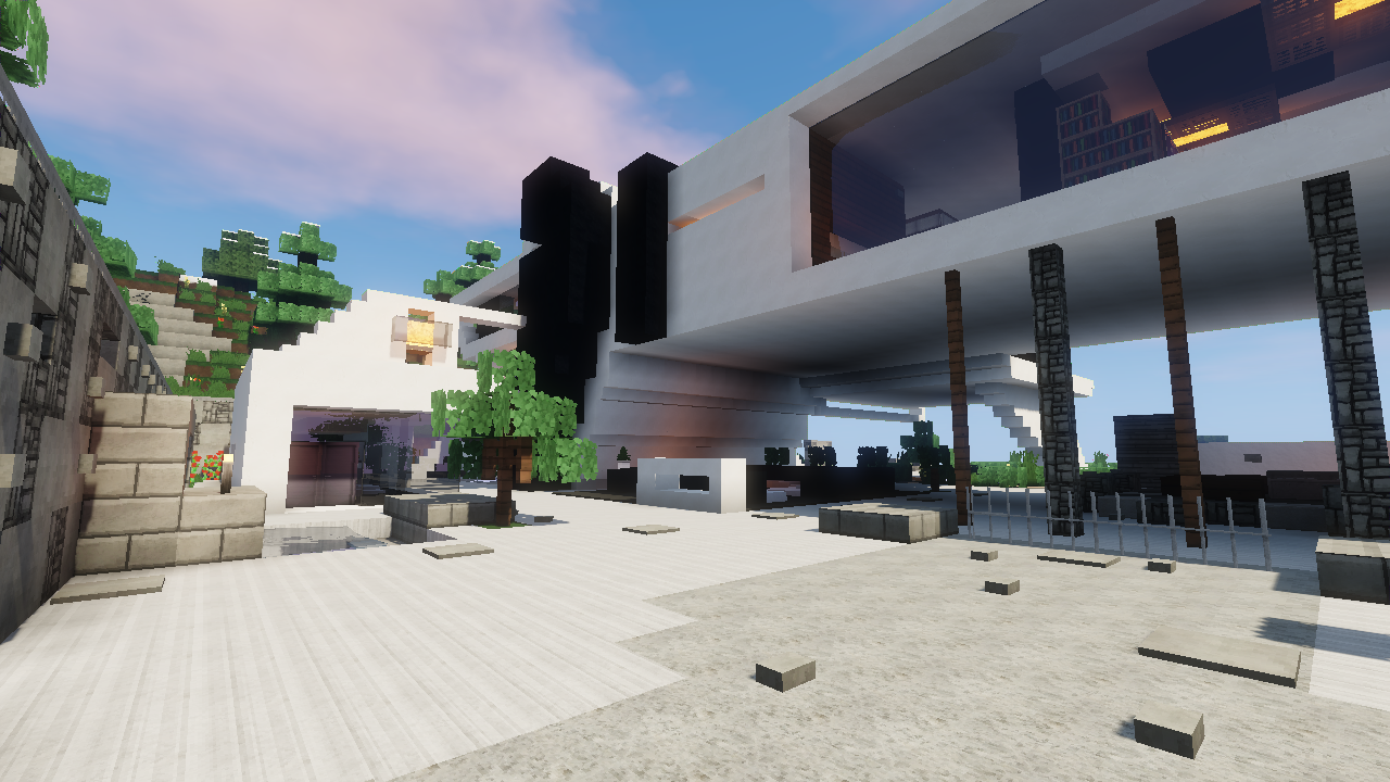 _ABOVE_ - Modern House. Minecraft Map