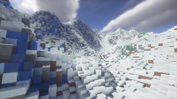 Extreme Hills Survival - 2,500x,2,500 Blocks Survival Map Minecraft Map