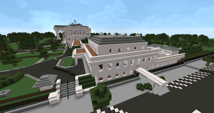 Minecraft's best White House!!! Minecraft Map