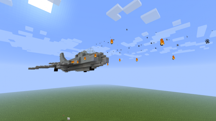 MIG-19 with FULL AUTO machine guns! Minecraft Map