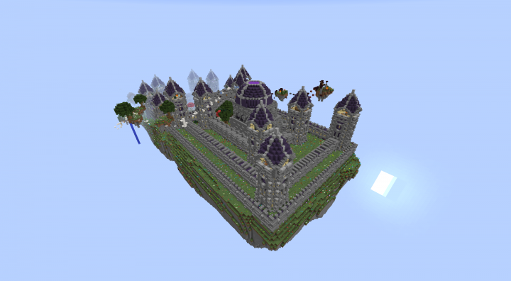 Floating Castle Skyblock Spawn - 1.10.2 Minecraft Map