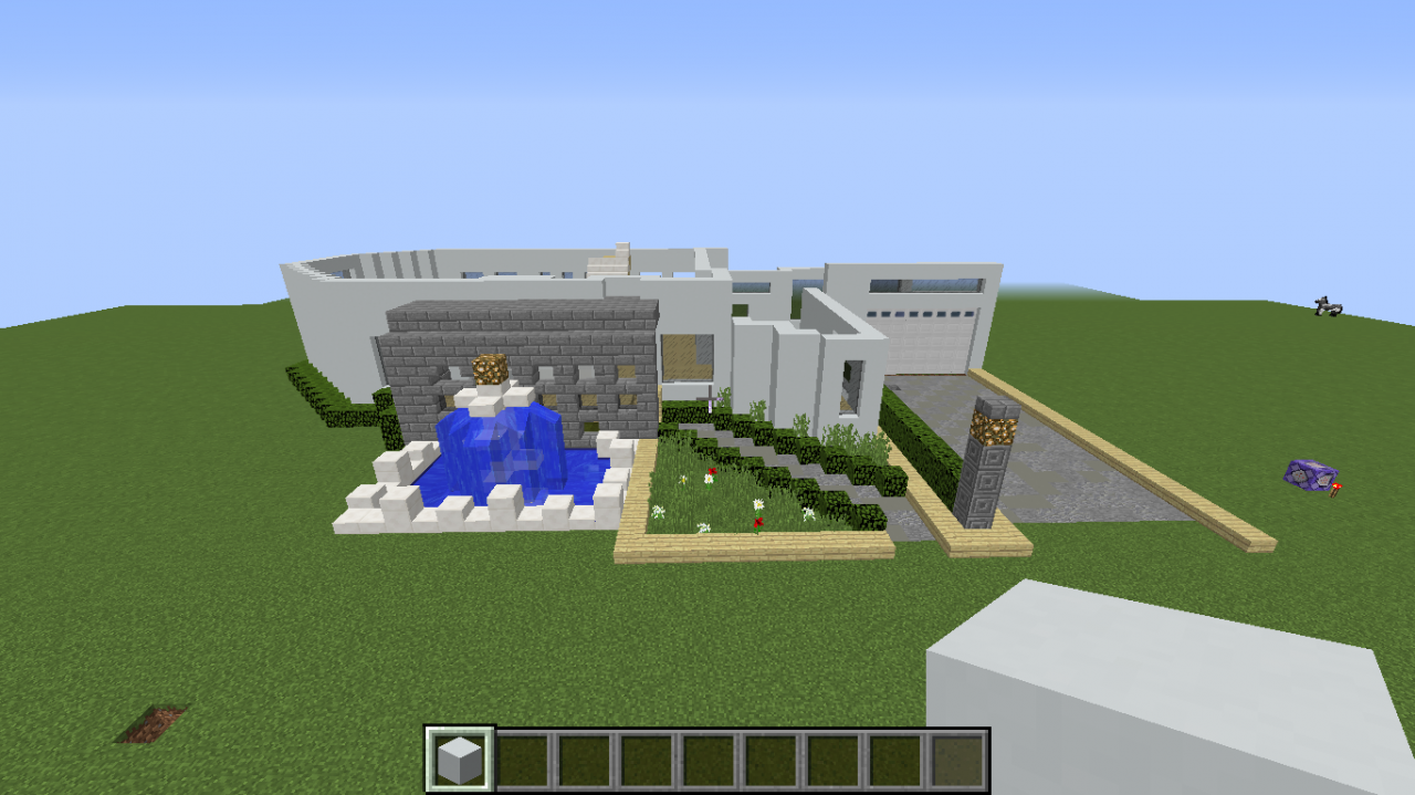 Beautiful House 3 bedroom 2 bathroom upstairs and a garage Minecraft ...