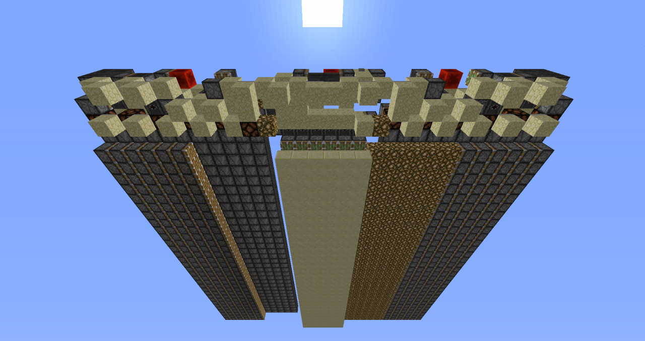 Minecraft - F.U.N. 6 Wide Expandable Roof Block Swapper Minecraft Map