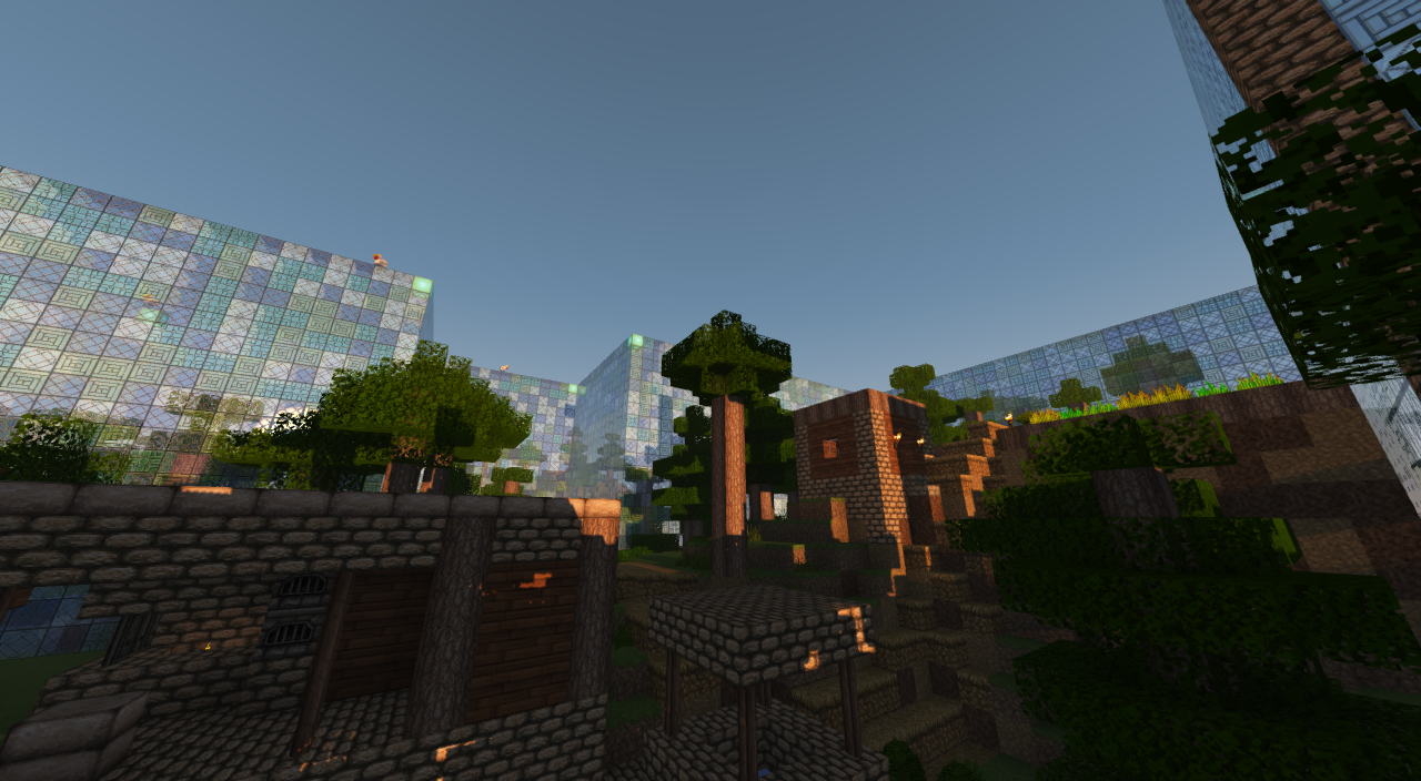 Sink or Swim! 4000 x 4000 Flooded mine-world survival map Minecraft Map