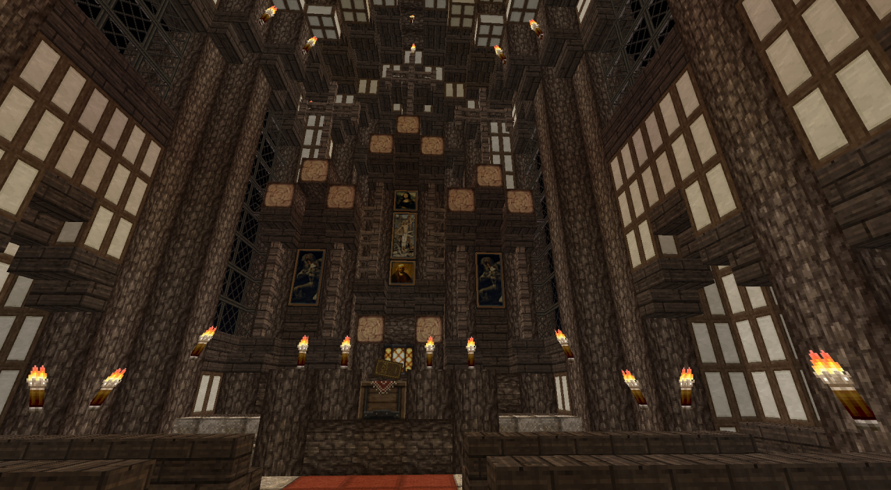 Golden Medieval Church Minecraft Map