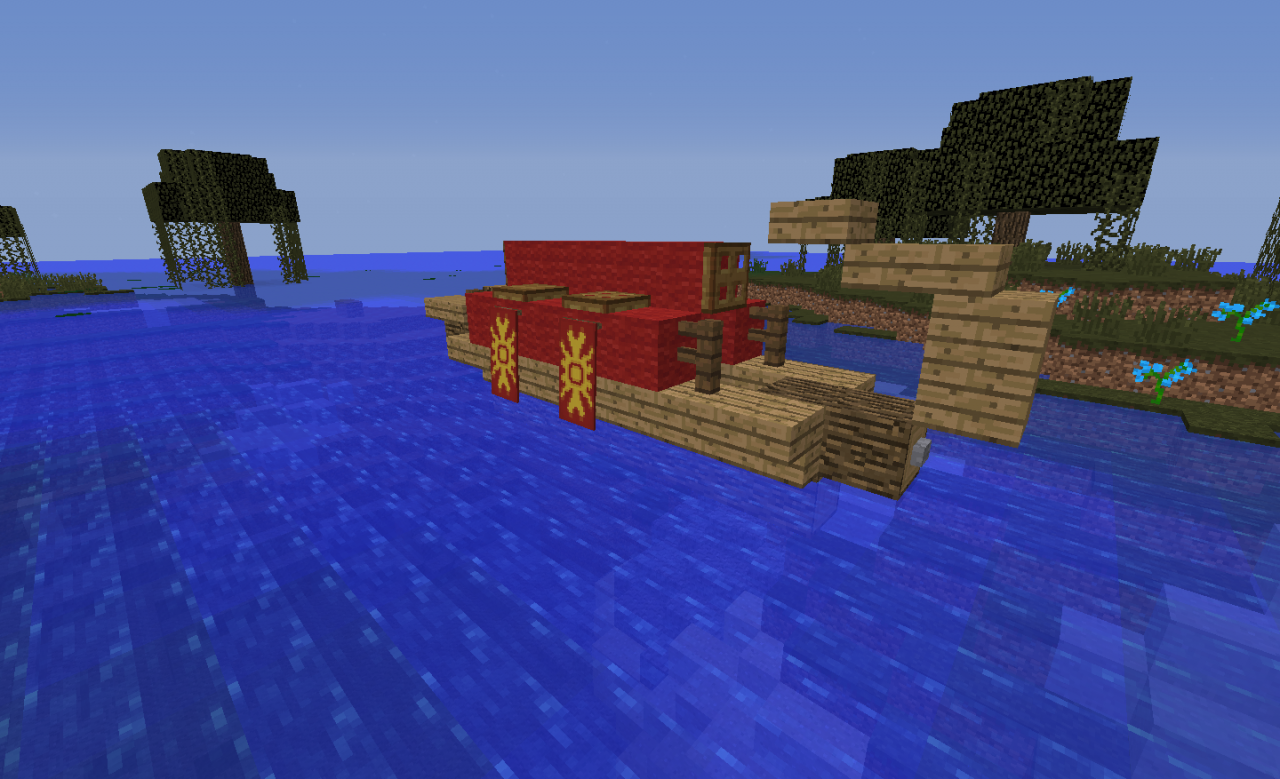 Canoe ship Minecraft Map
